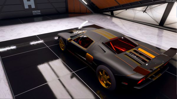 《极限竞速地平线5》福特GT05哑光黑涂装代码-游民星空 GamerSky.com