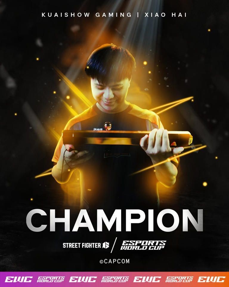EWC电竞世界杯，“小孩”勇夺《街霸6》冠军！_游戏大杂烩|游民星空