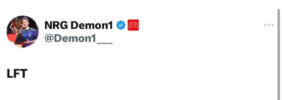 NRG官宣：Demon1正式离队，或将加入LEV出征新赛季_瓦罗兰特|游民星空